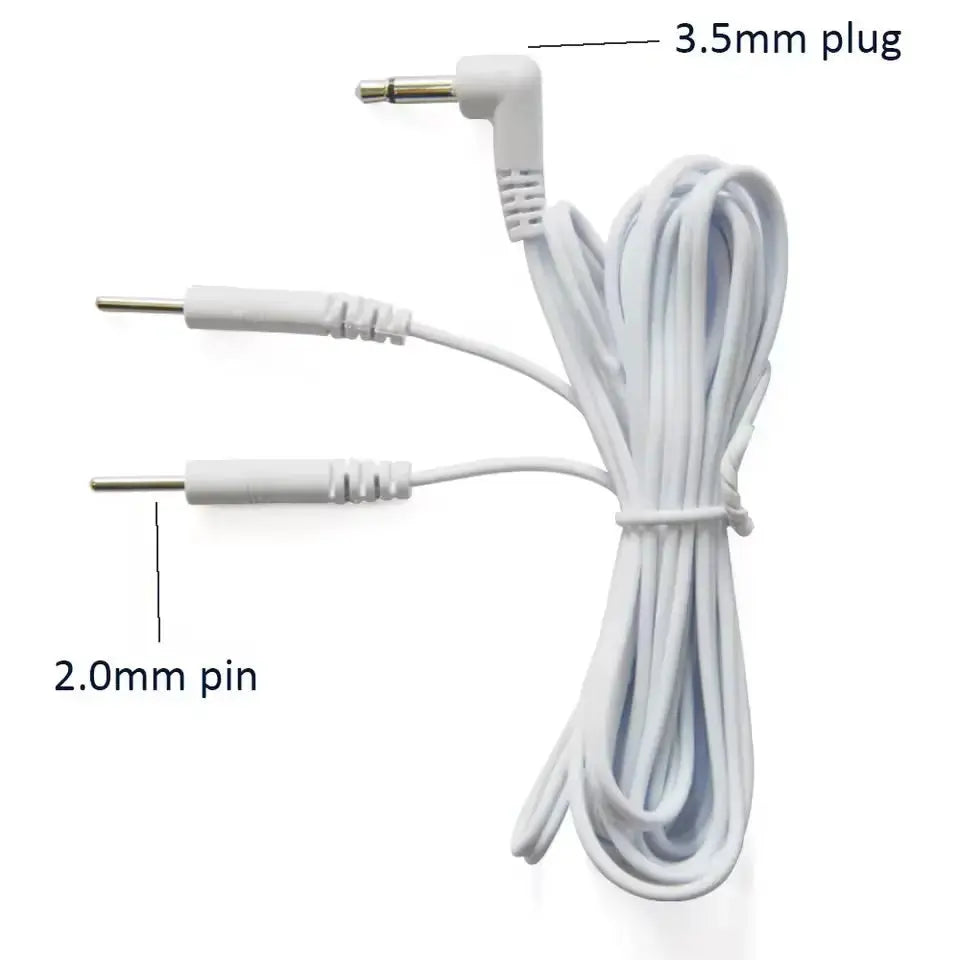 Short 2mm Cable - Joanne's E-Stim Emporium – Joannes E-Stim Emporium